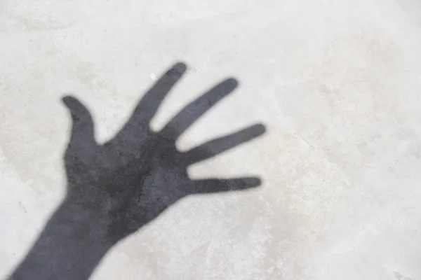 Human hand shadow — Stock Photo © bernardojbp #126445548