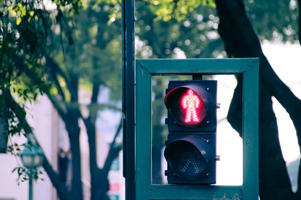 Traffic light on urban scenario Stock Photo by ©bernardojbp 126690766