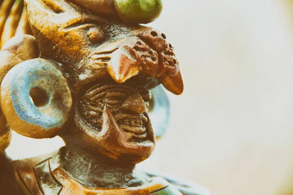 Aztec mexican warrior statue — Stock Photo © bernardojbp #150884762