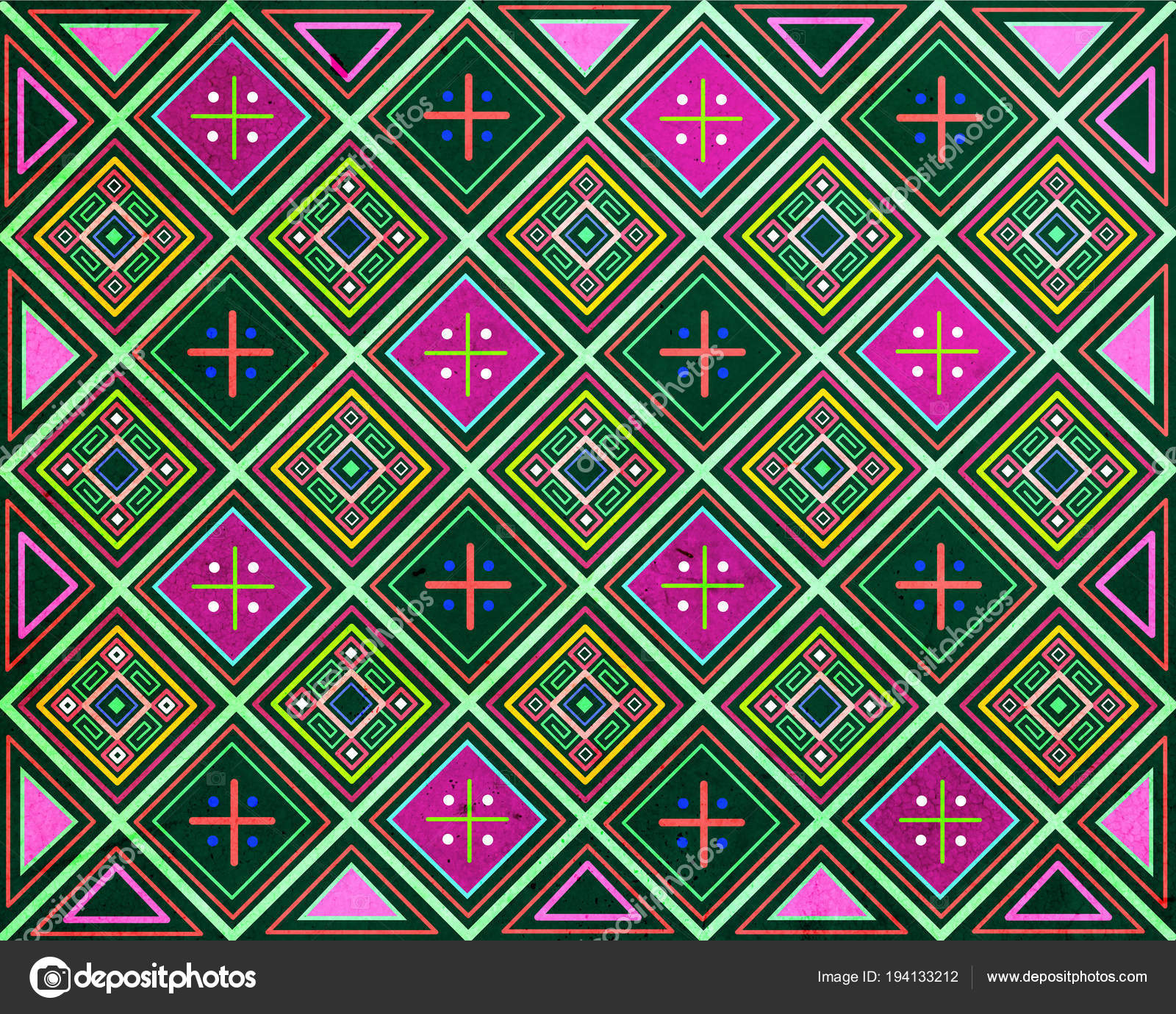 Indigenous Ethnic Pattern Design — Stock Photo © bernardojbp #194133212