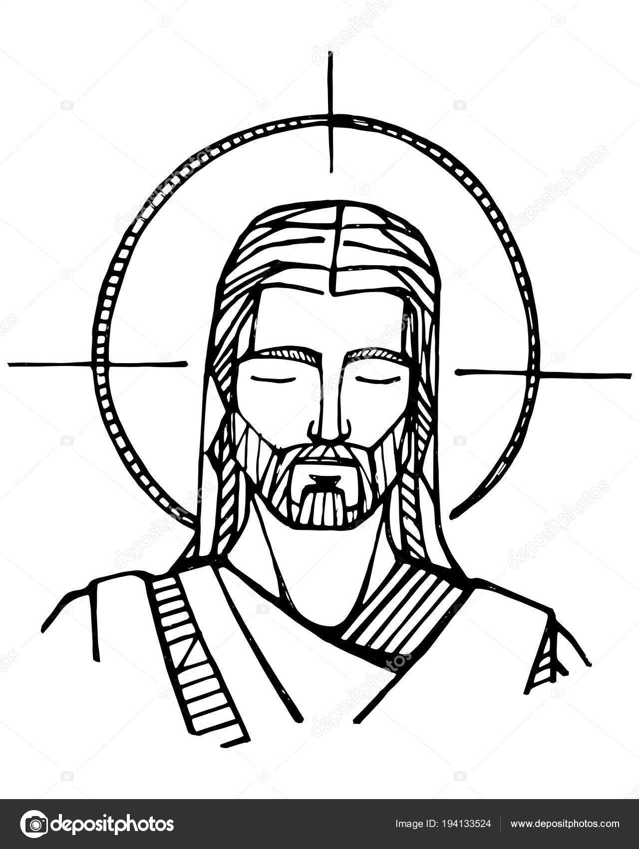 Desenho Do Rosto De Jesus Jesus Cristo Rosto Desenho Animado