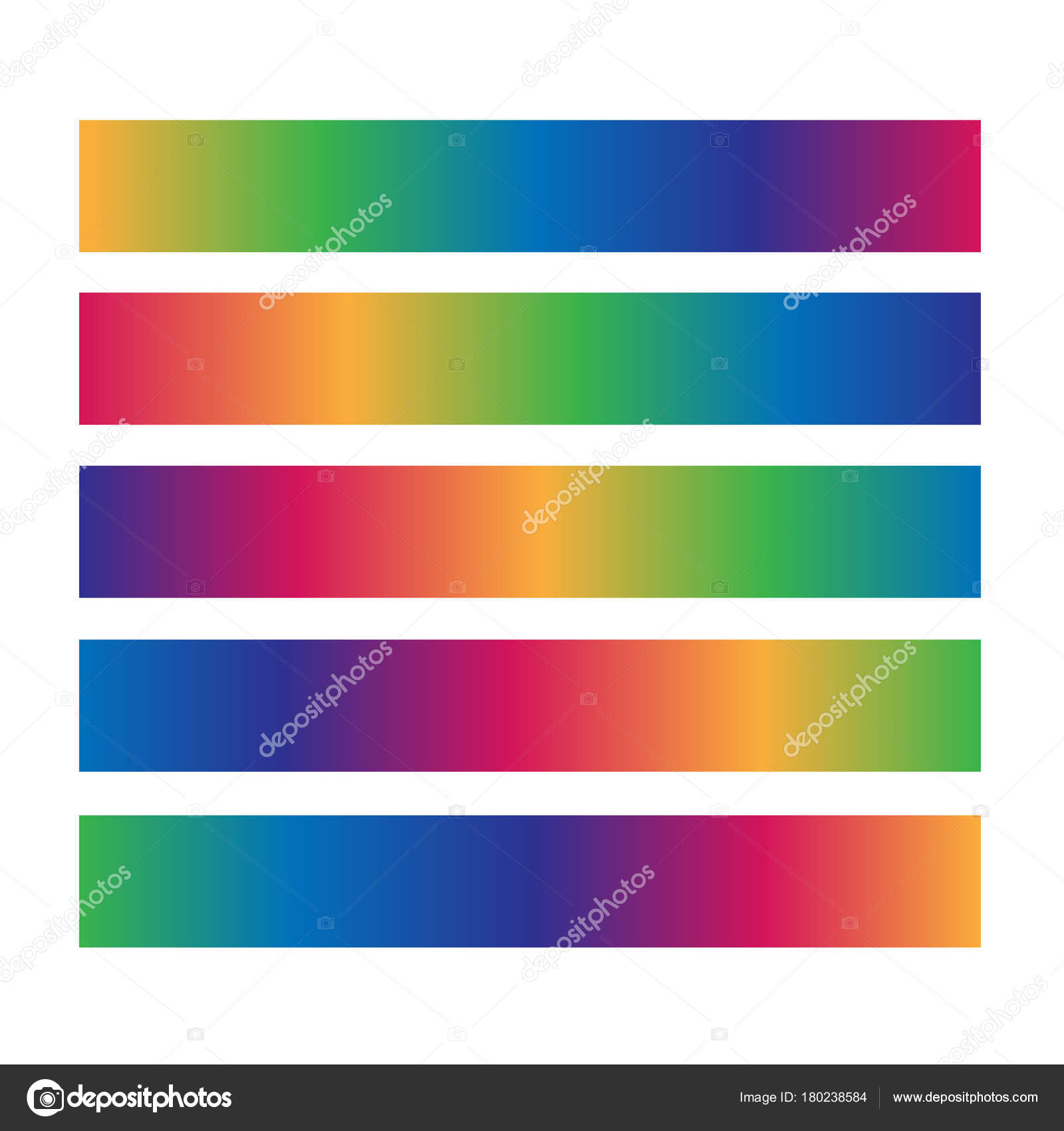 Useful horizontal colour bar Stock Vector Image by ©esbeauda #180238584