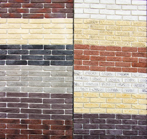 The samples of the concrete facing bricks — Stock Photo © maykal #125422086