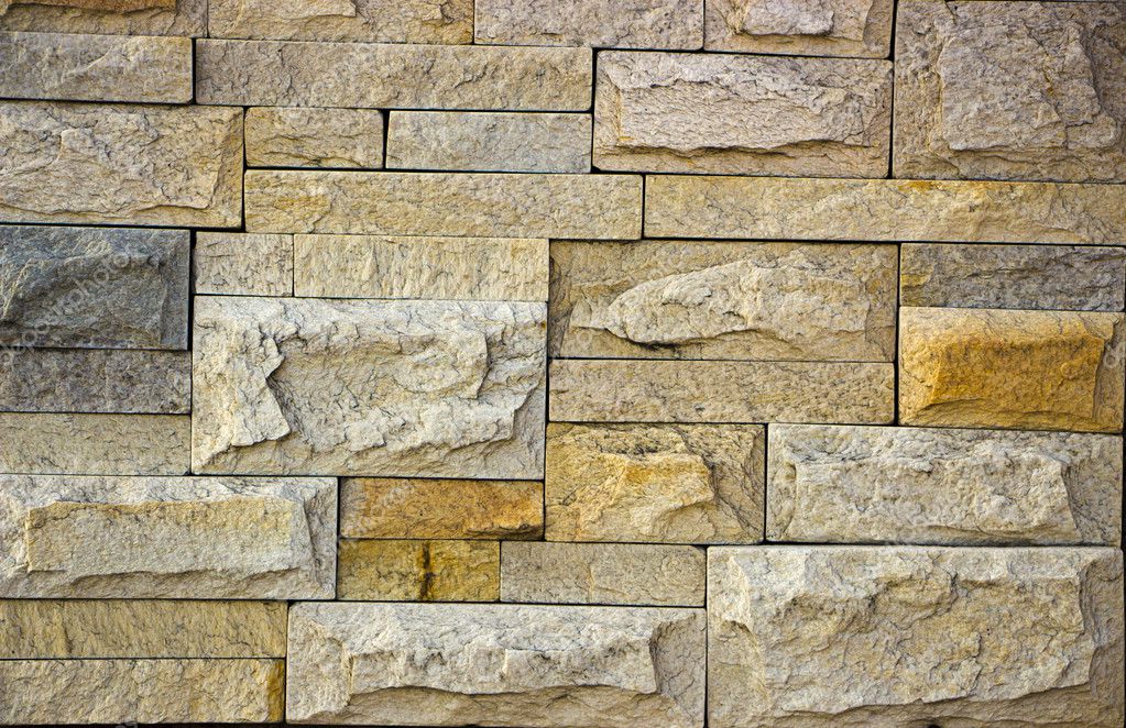 Yellow cladding slate, stone, granite, travertine, texture — Stock ...