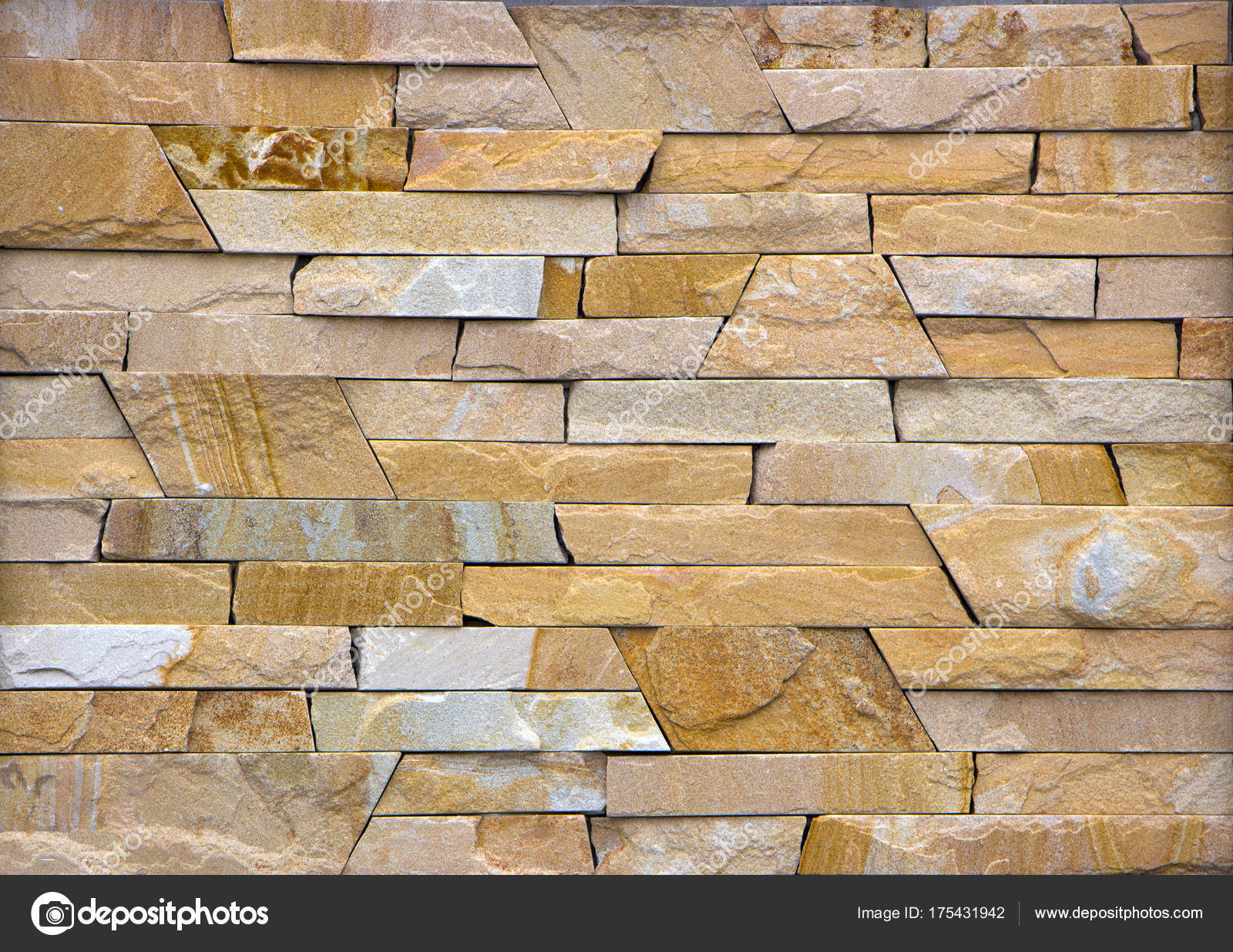 Modern Multi Color Stone, slate travertine sandstone Wall used for ...