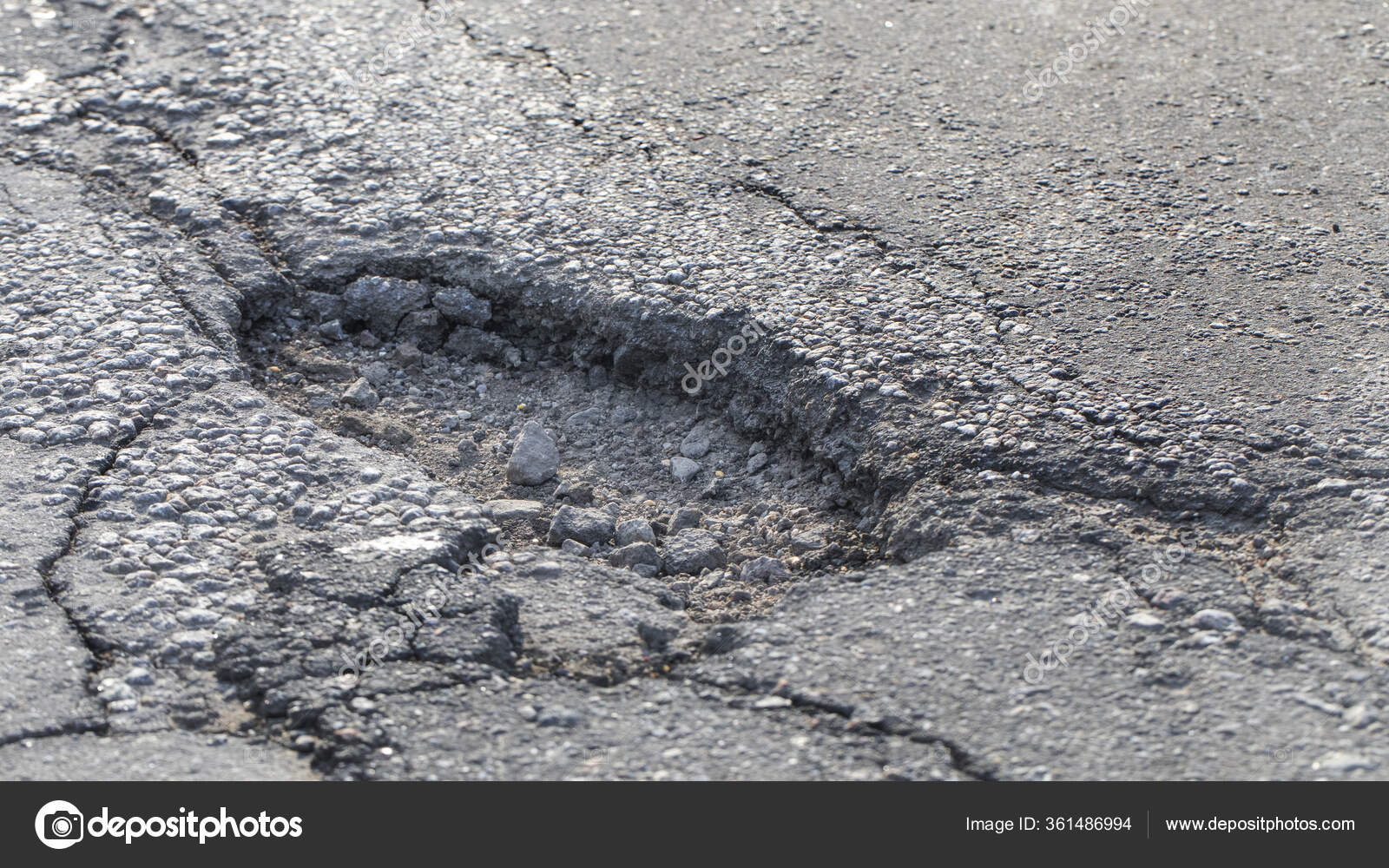 Bumps Road Poor Pavement Raises Danger Participants Rose — Stock Photo ...