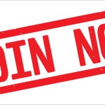 Grunge Red Join Now Word Square Rubber Seal Stamp White Stock Vector ...