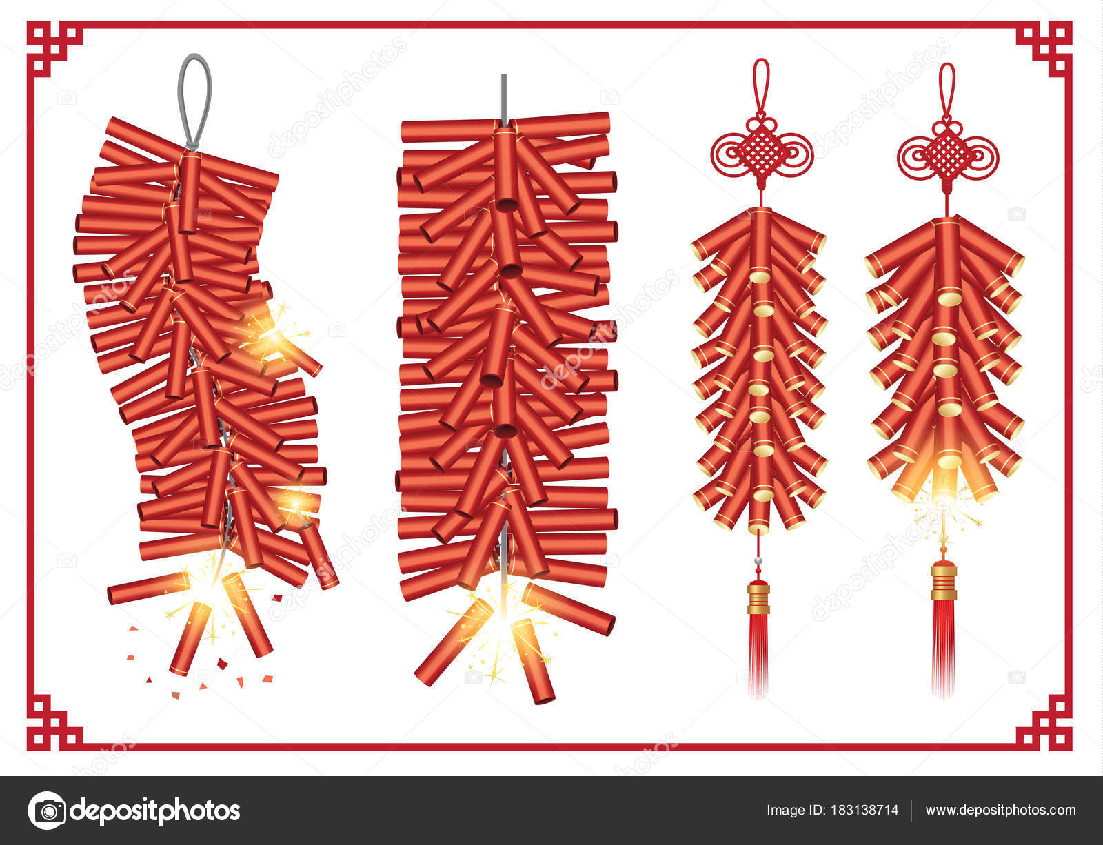 Chinese Firecracker Vector