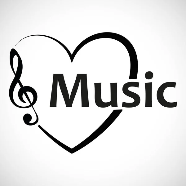 Logo music heart notes Vector Art Stock Images | Depositphotos