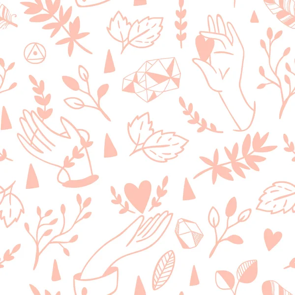 Seamless hands pattern. Stock Vector Image by ©Maria_Galybina #134588694