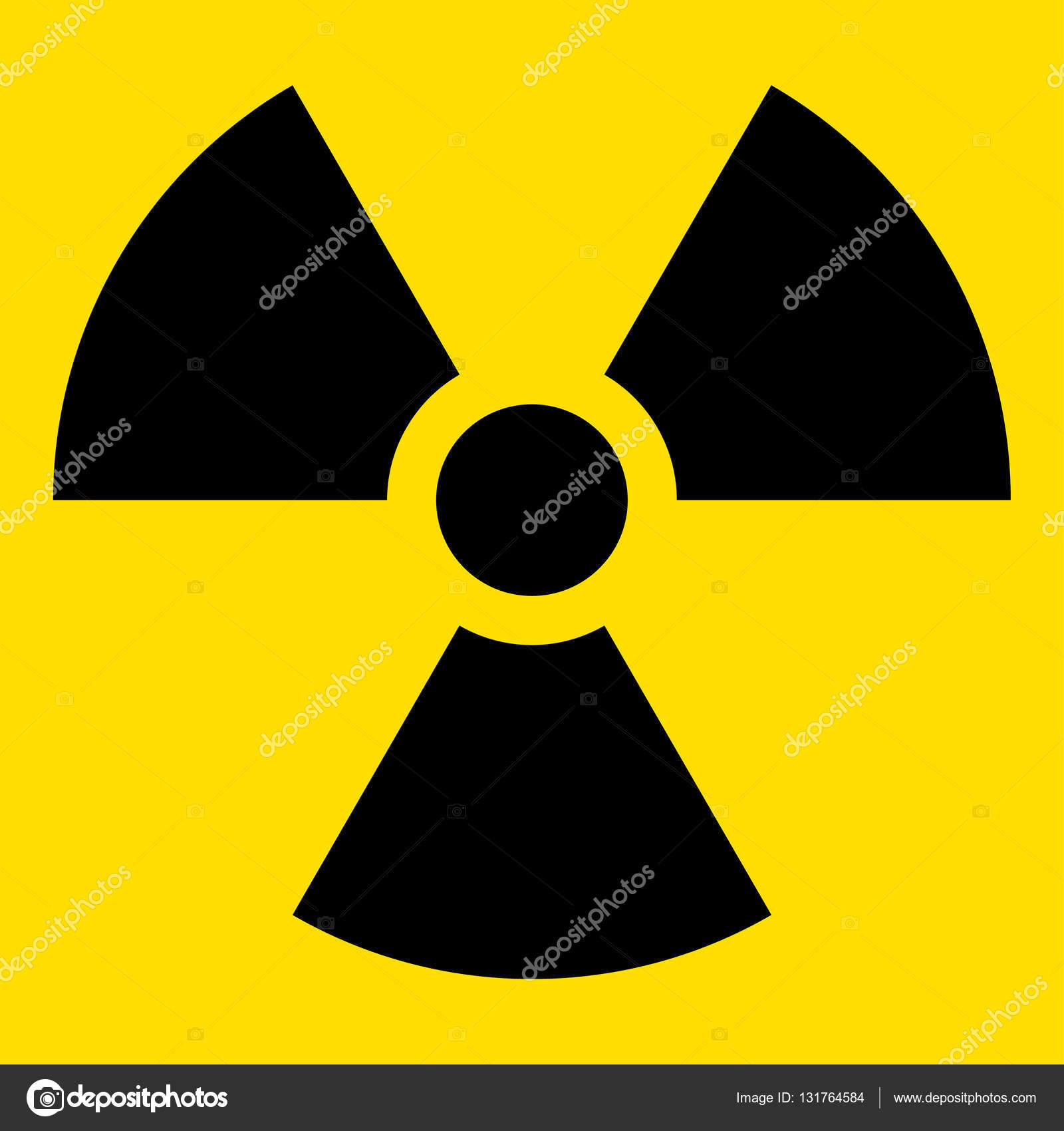 Stråling Symbol Vektor