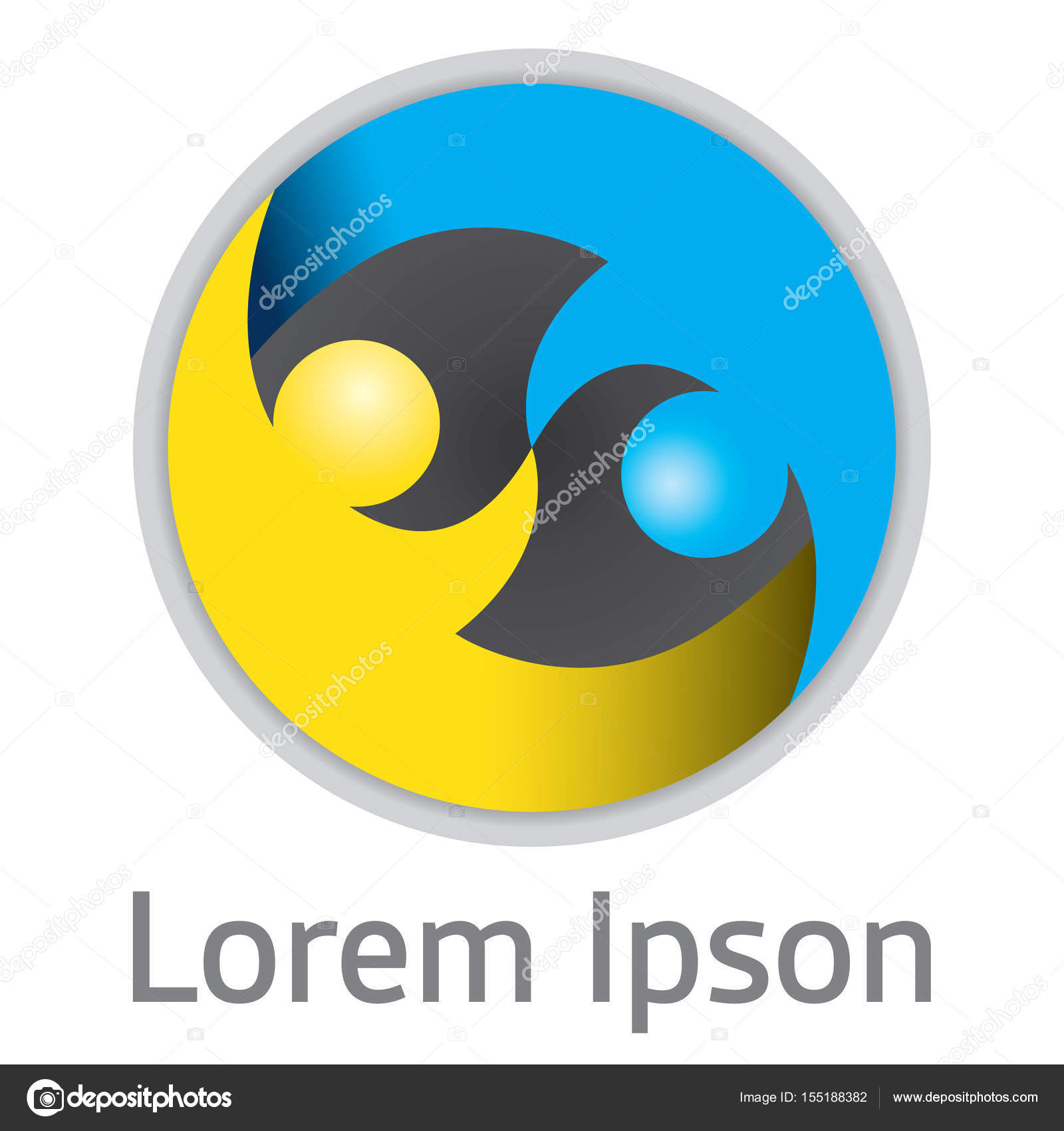 Iconos símbolos geométricos que representan el doble de la sociedad de ...