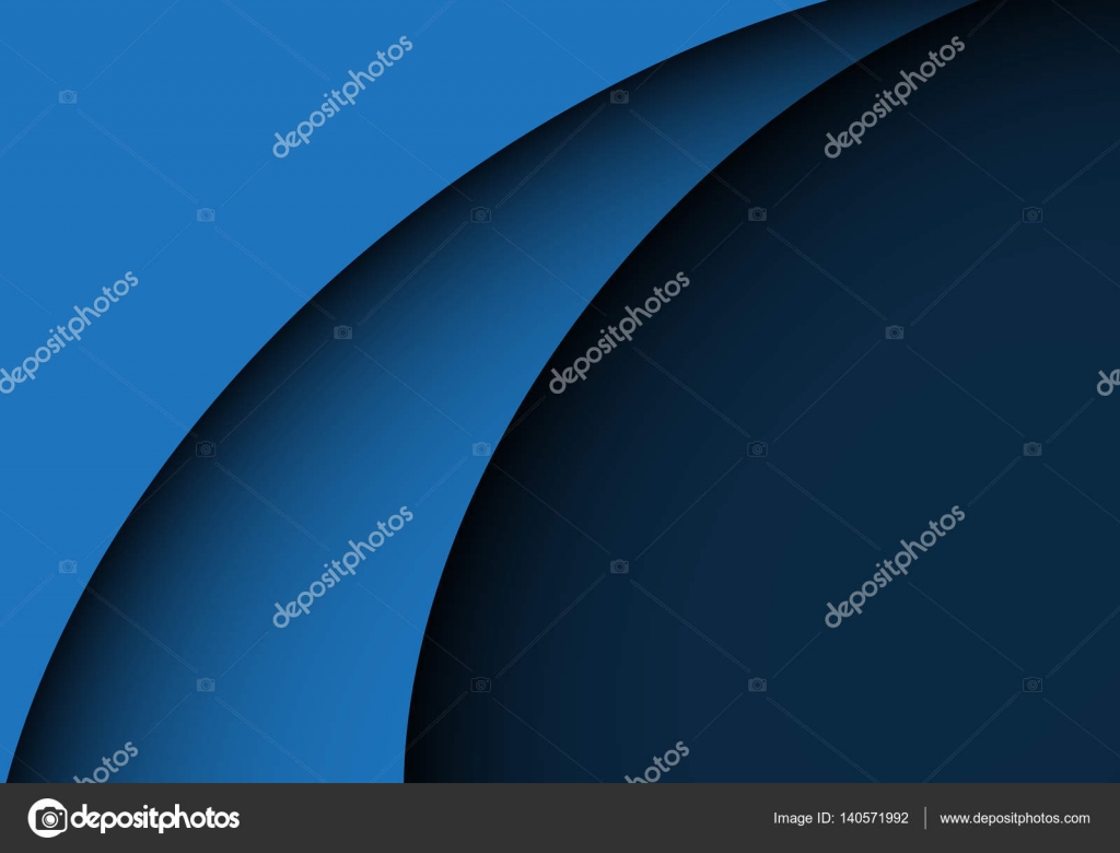 Abstract blue curve shape design modern luxury background vector. Stock ...