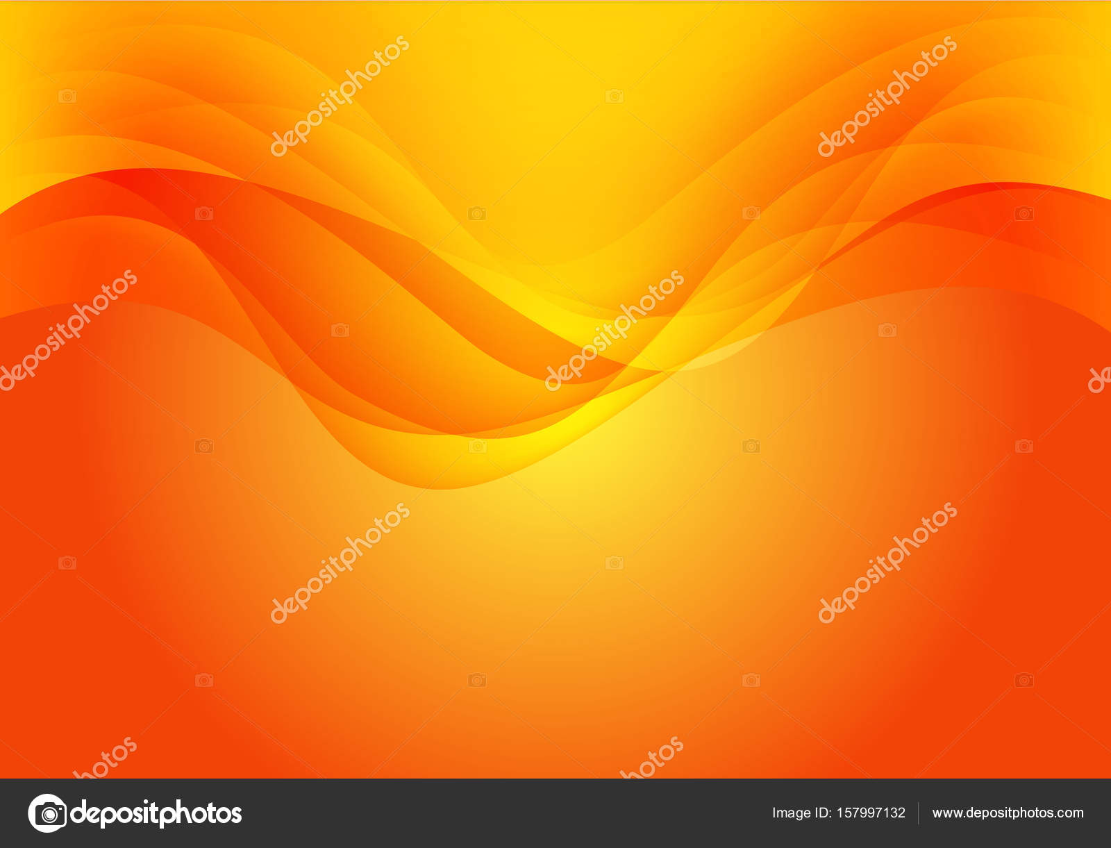 Abstract red yellow wave curve design modern luxury background texture ...