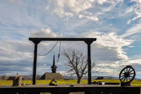 Medieval gallows Stock Photos, Royalty Free Medieval gallows Images ...