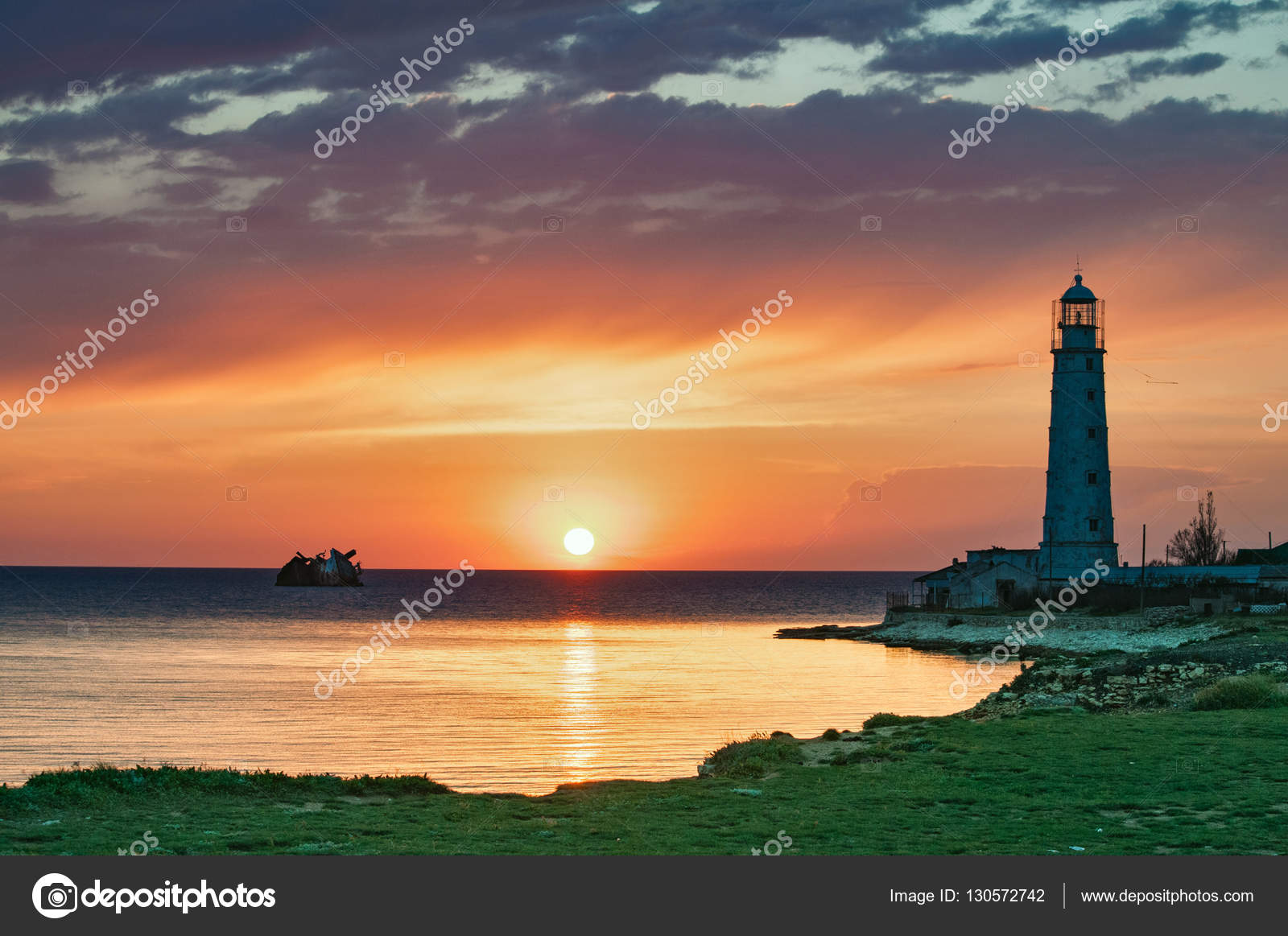 An old beacon. – Stock Editorial Photo © yuplex #130572742