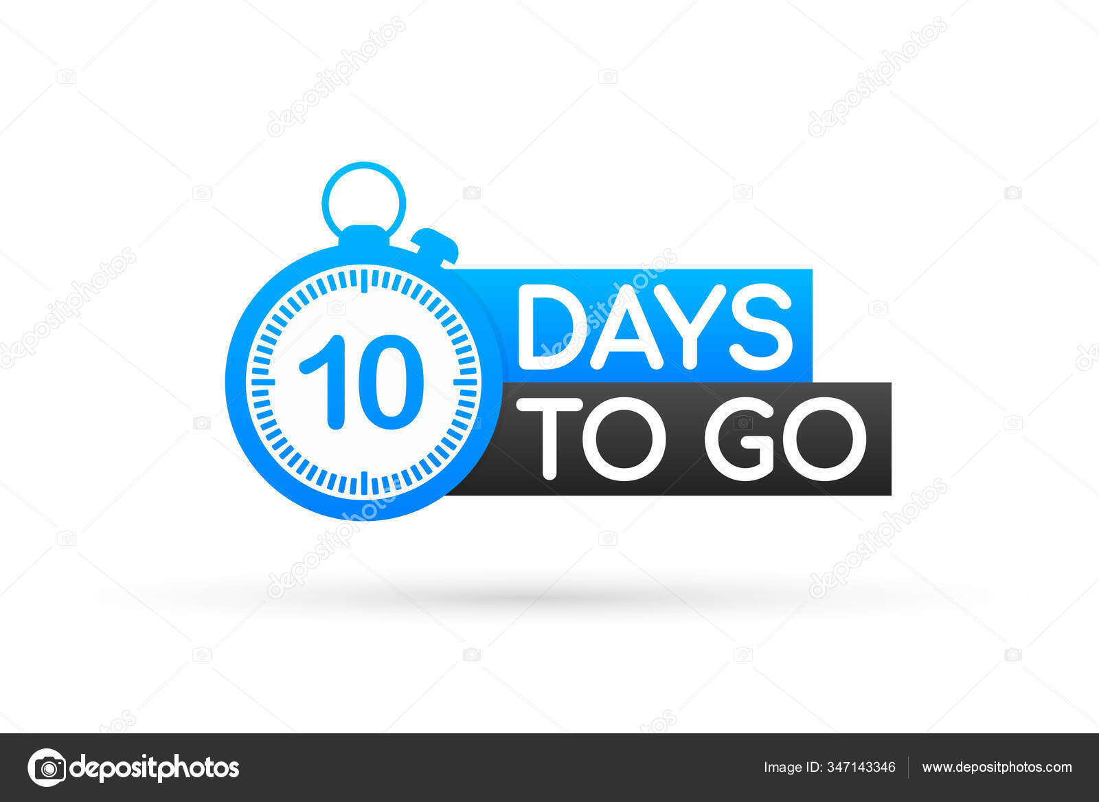 Just 10 Days Left Clipart