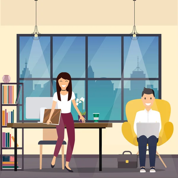 Cartoon office people Vector Art Stock Images | Depositphotos