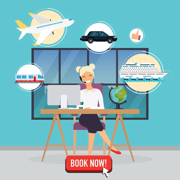 Online travel agent Vector Art Stock Images | Depositphotos