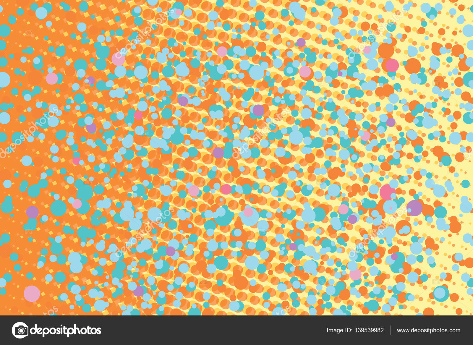 Abstract background with colored spots Stock Vector Image by ...