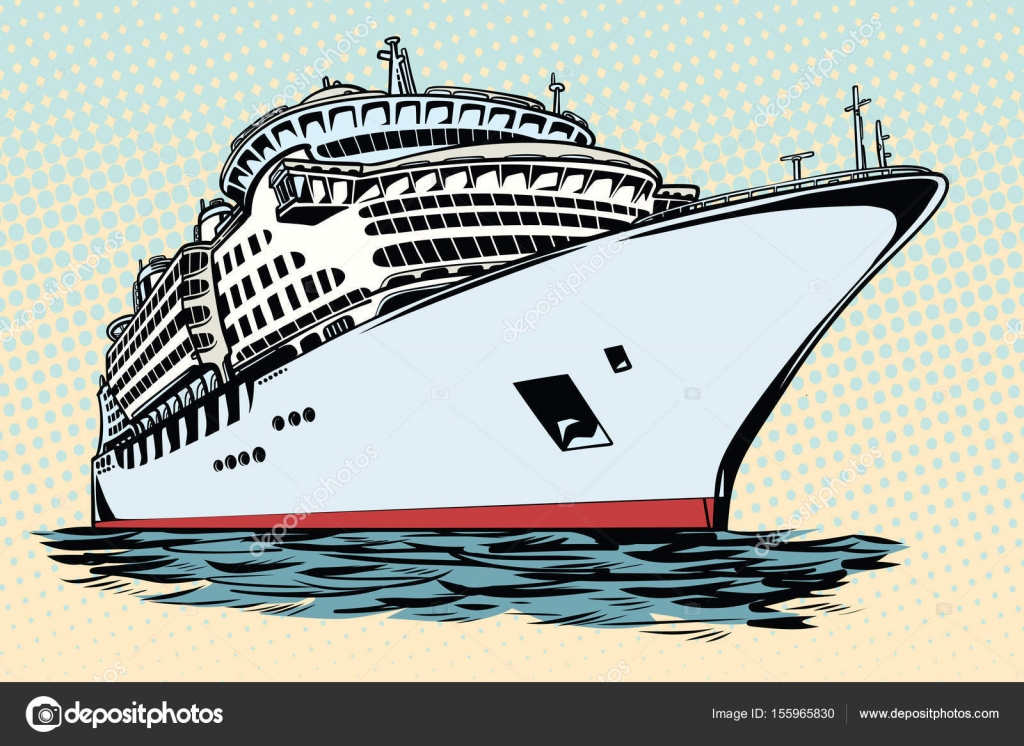 Passenger Ship Drawing