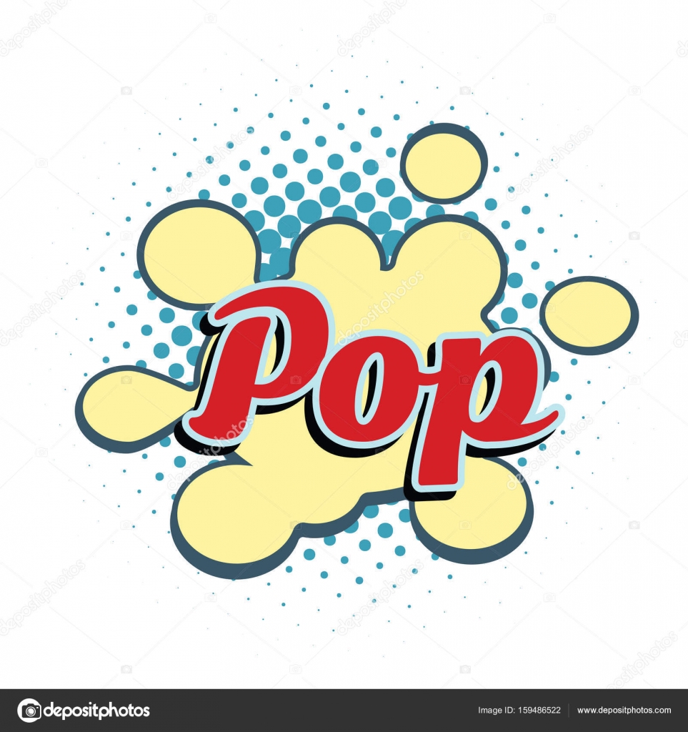 Word pop comic style Stock Vector Image by ©studiostoks #159486522