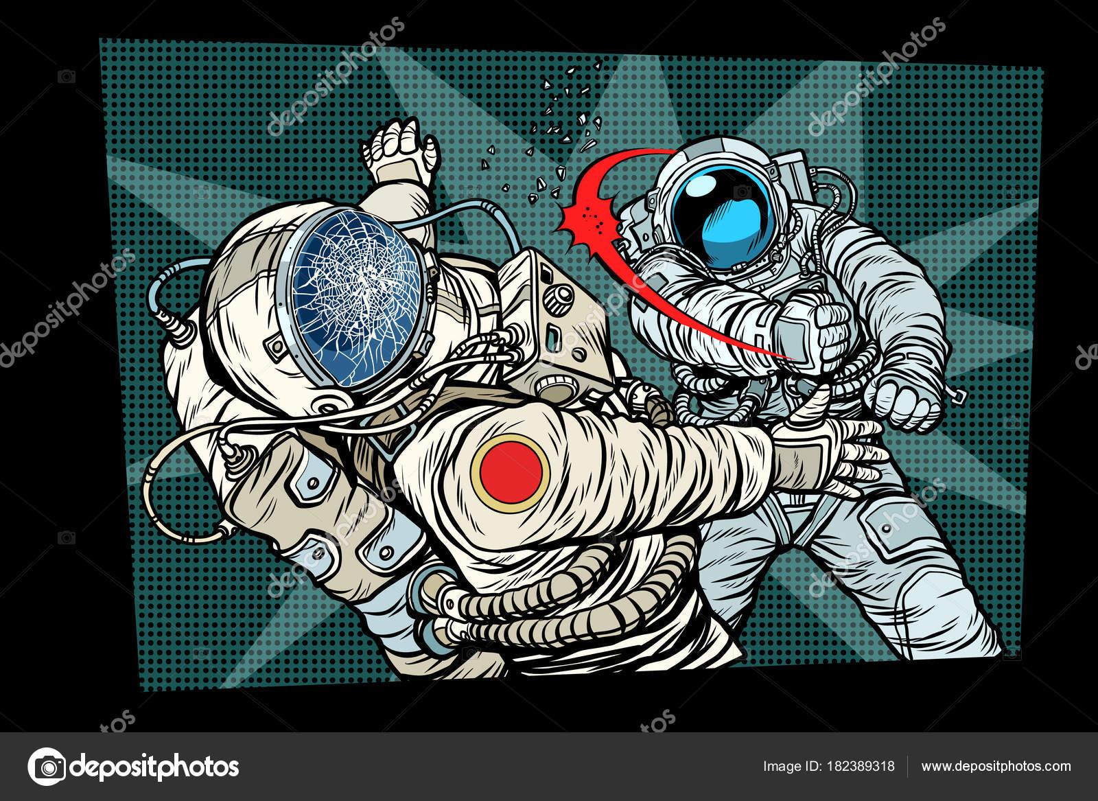 Astronaut Fighting