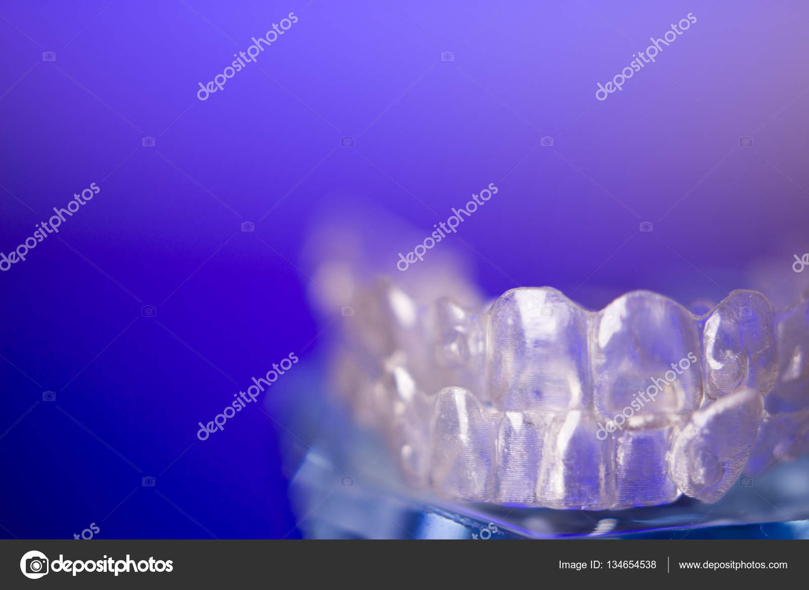 Dental orthodontic invisible teeth correction — Stock Photo ...