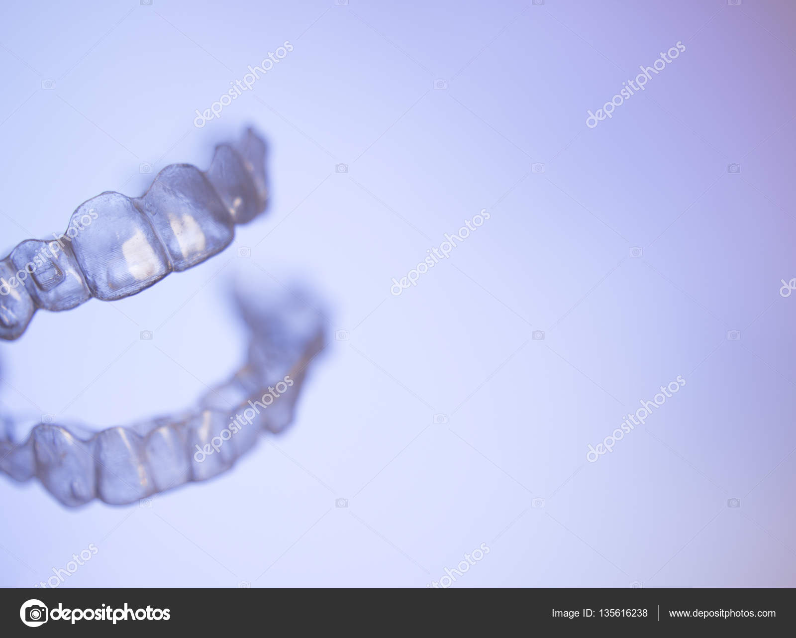 Dental orthodontic invisible teeth correction — Stock Photo ...