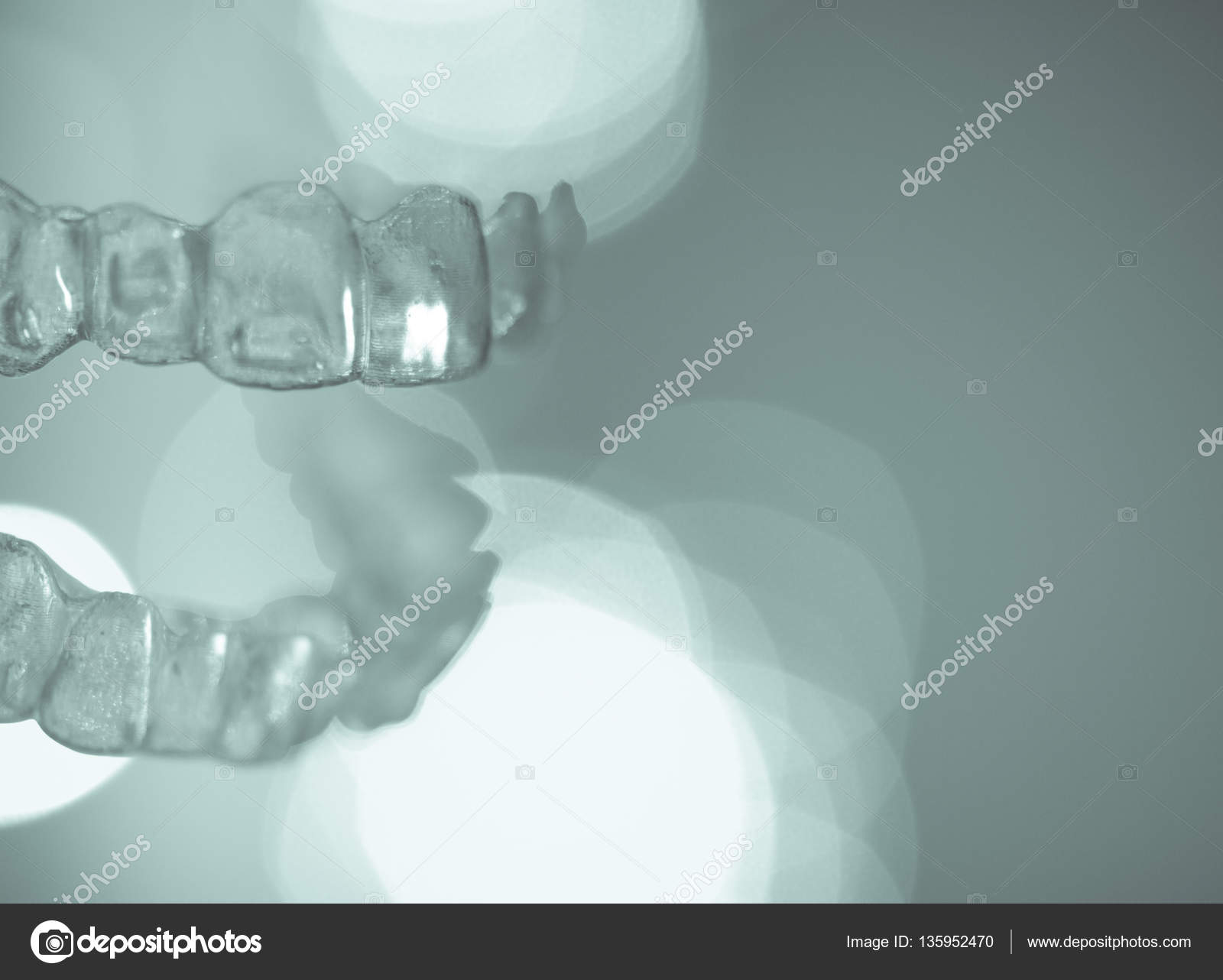 Dental orthodontic invisible teeth correction — Stock Photo ...