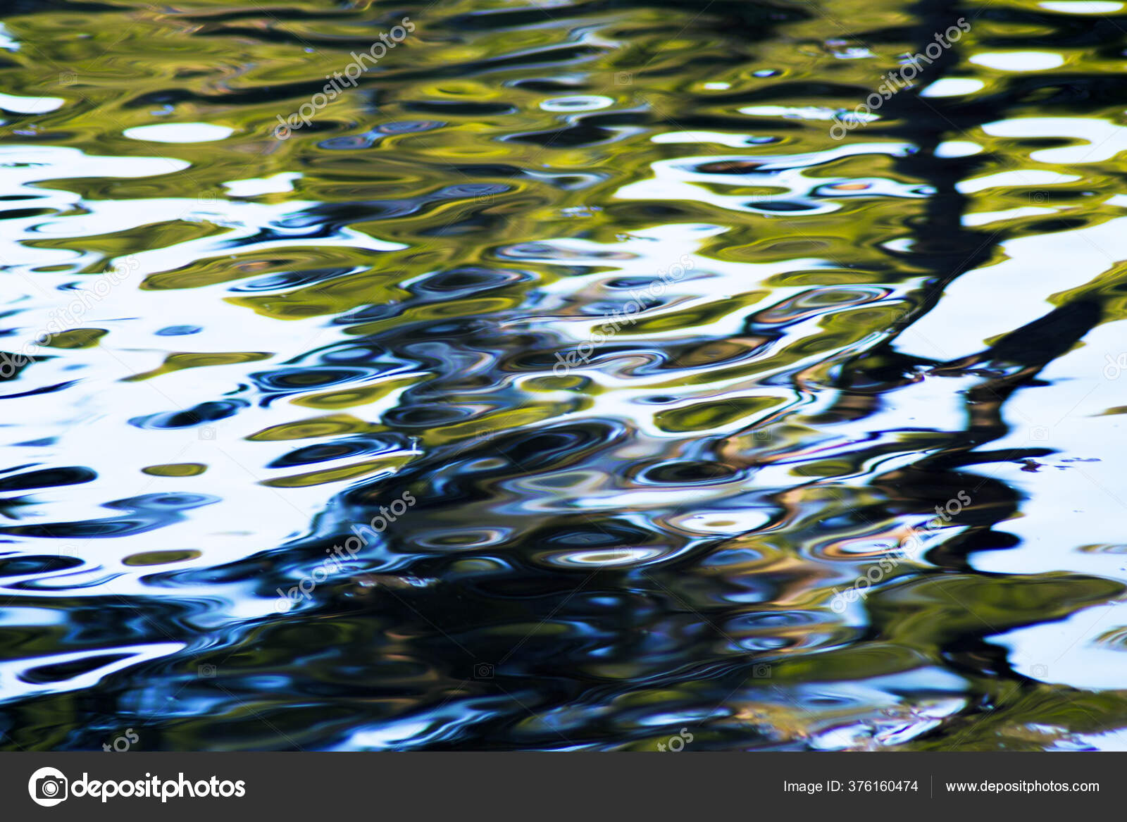 Reflections Of People In Water