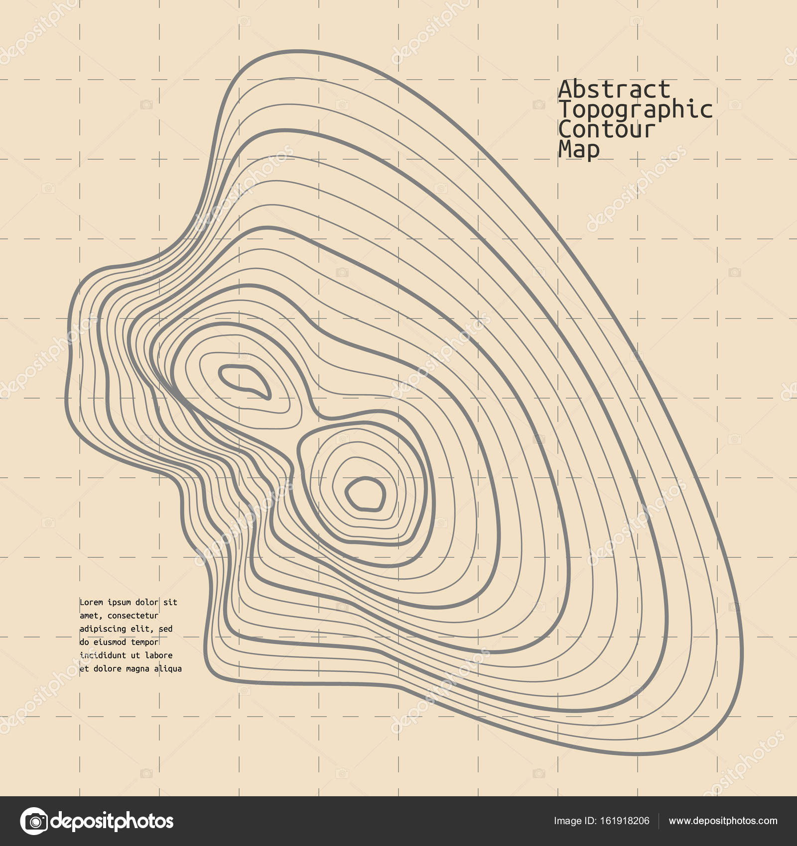 Abstract Topographic Contour Map Stock Vector Image by ©prahprah #161918206