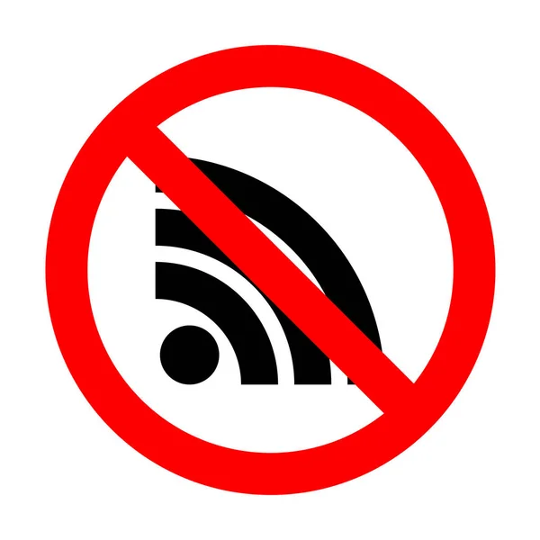 No Wifi sign. Wi-fi symbol. — Stock Vector © natalipopova #42066331
