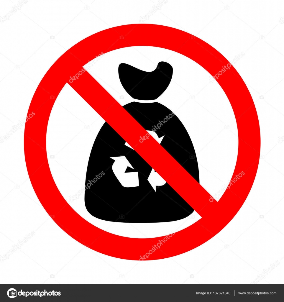 No Trash Symbol