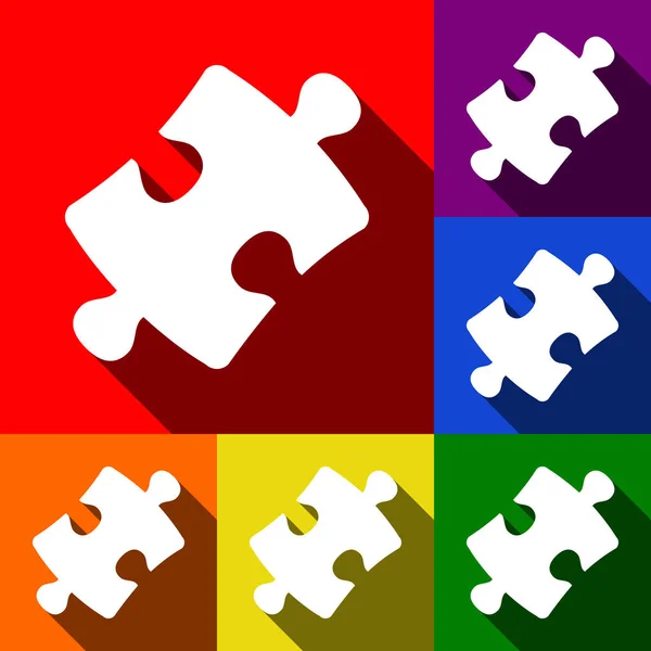 Puzzle piece icon — Stock Vector © Best3d #57203305