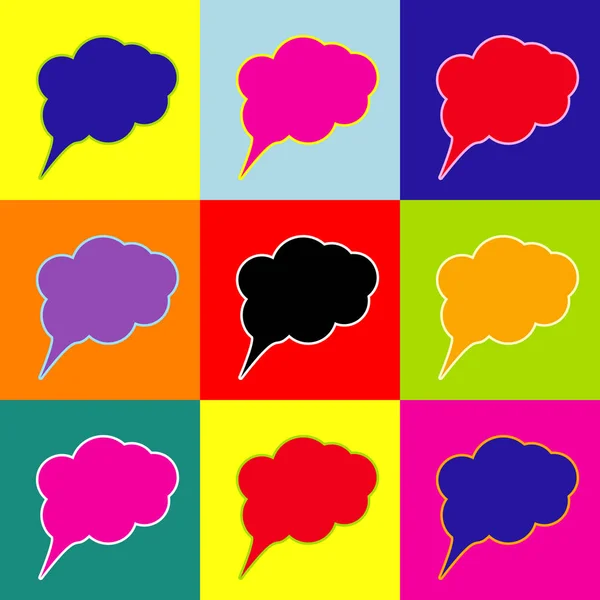 Colorful callout shapes — Stock Vector © alliesinteract #2440918