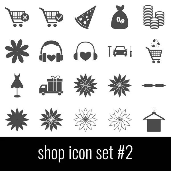 Collection of vector logos shopping discounts and stores — Stock Vector ...