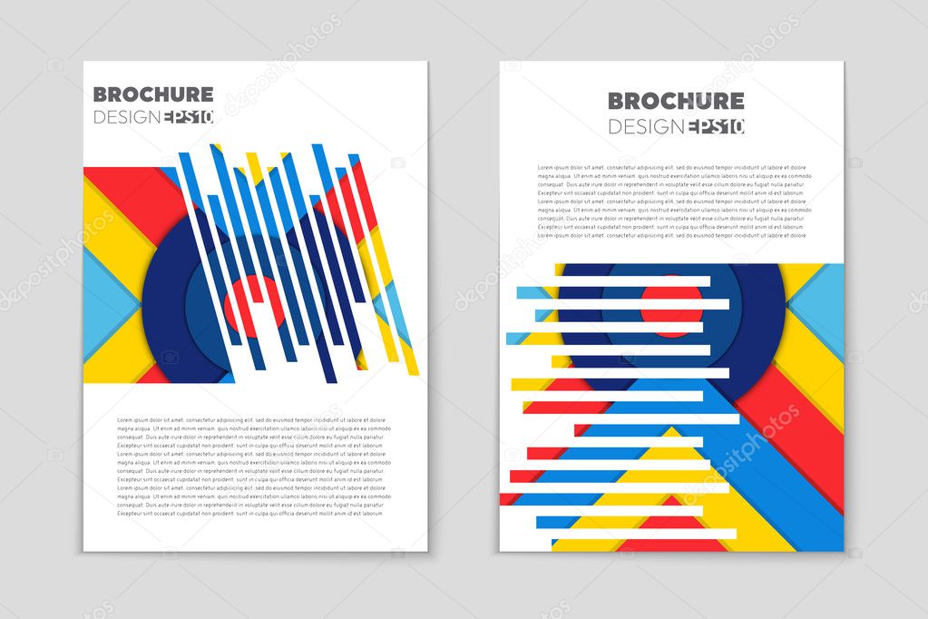 Abstract vector layout background for web and mobile app, art template ...