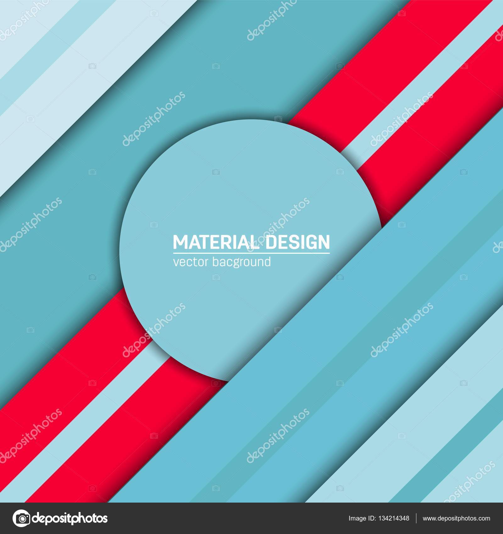 Vector material design background. Abstract creative concept layout ...