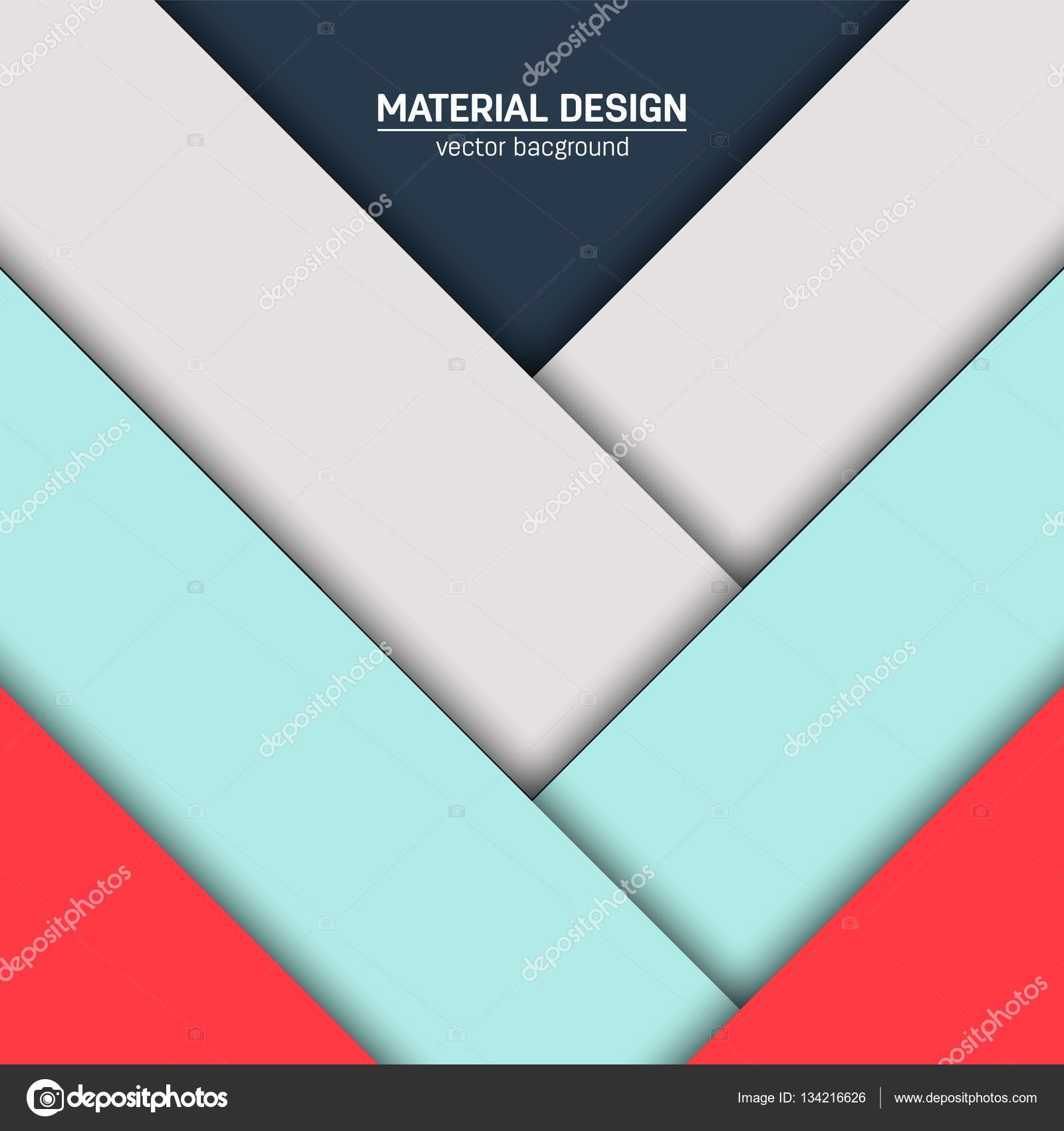 Vector material design background. Abstract creative concept layout ...