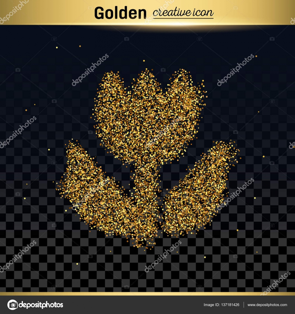 Gold glitter vector icon Stock Vector Image by ©MIKHAIL_GRACHIKOV ...