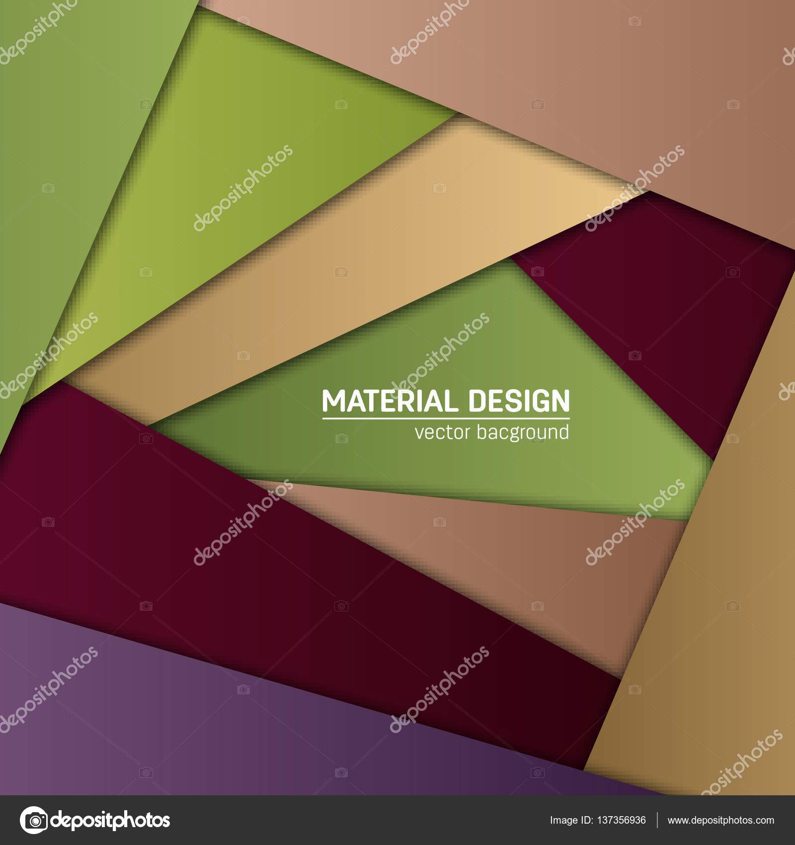 Vector material design background. Abstract creative concept layout ...