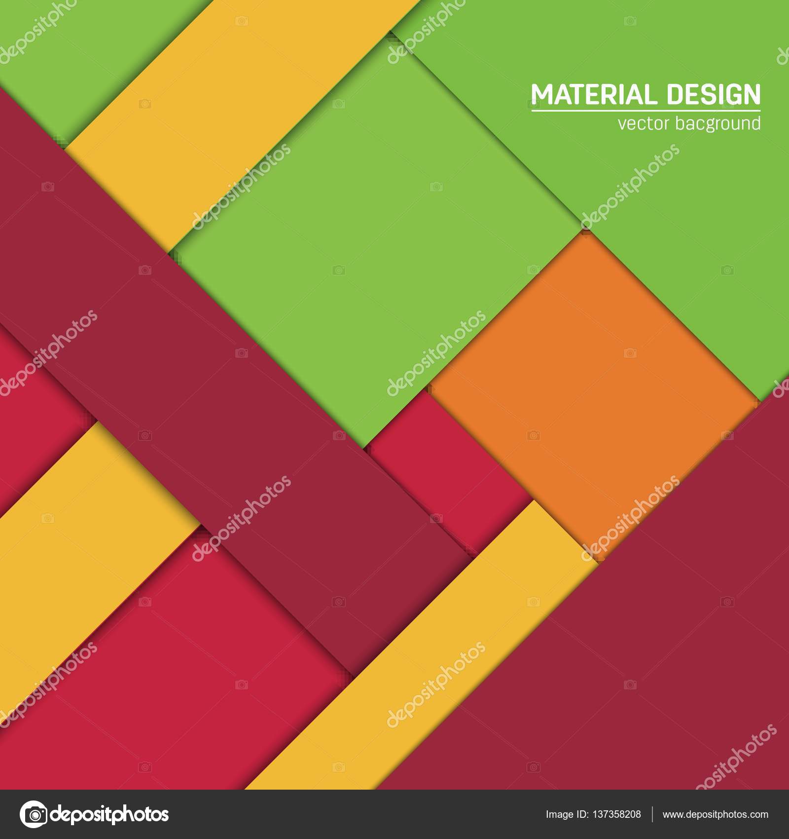 Vector material design background. Abstract creative concept layout ...