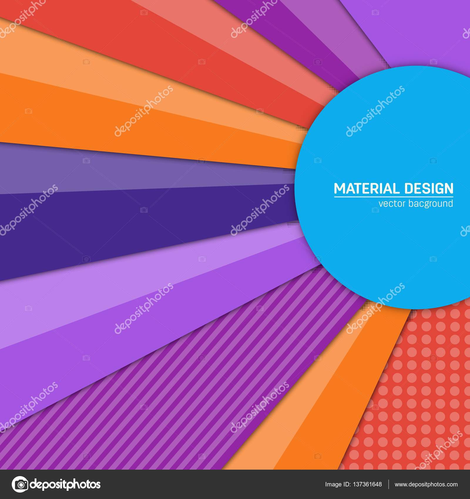 Vector material design background. Abstract creative concept layout ...