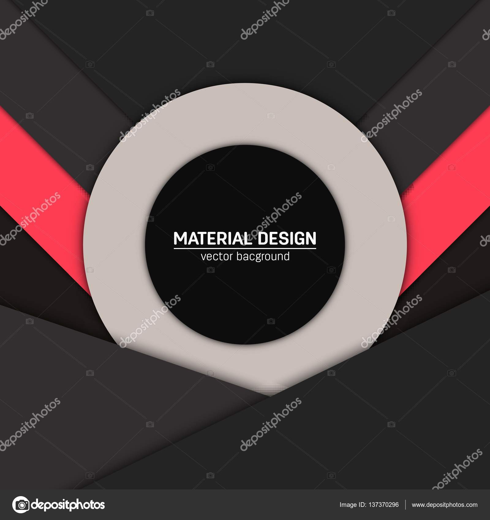 Vector material design background. Abstract creative concept layout ...