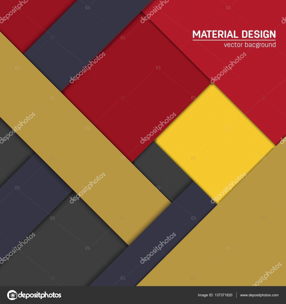 Vector material design background. Abstract creative concept layout template. For web and mobile ...