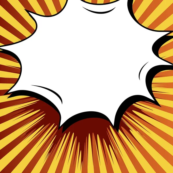 Comic Book Action Bubbles Vector