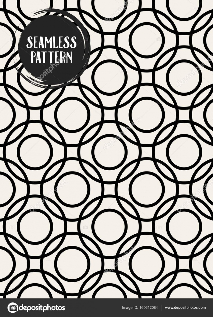 Monochrome geometric pattern. Stock Vector Image by ©MIKHAIL_GRACHIKOV ...