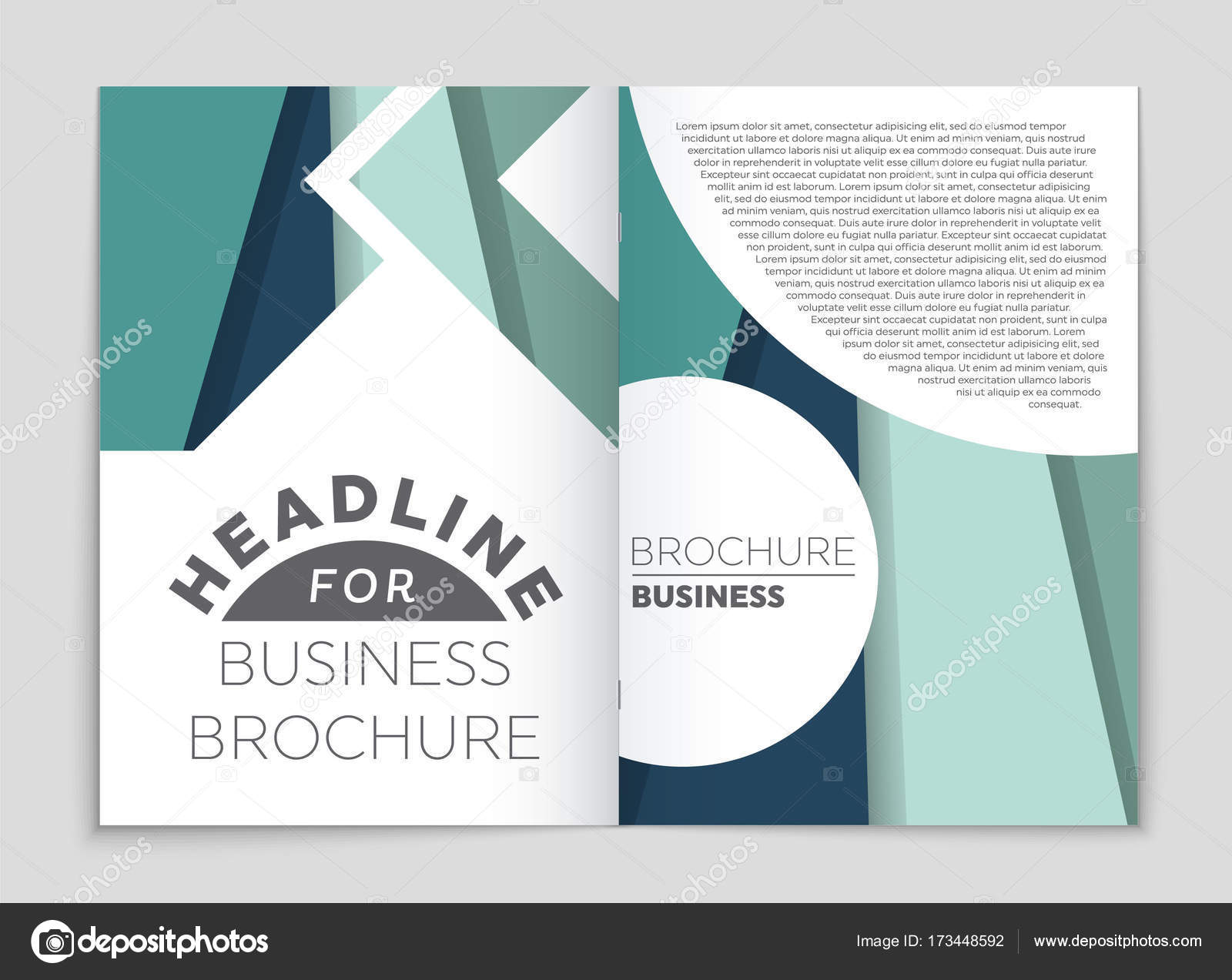 Abstract Vector Layout Background Set For Art Template Design Stock Vector By ©mikhail