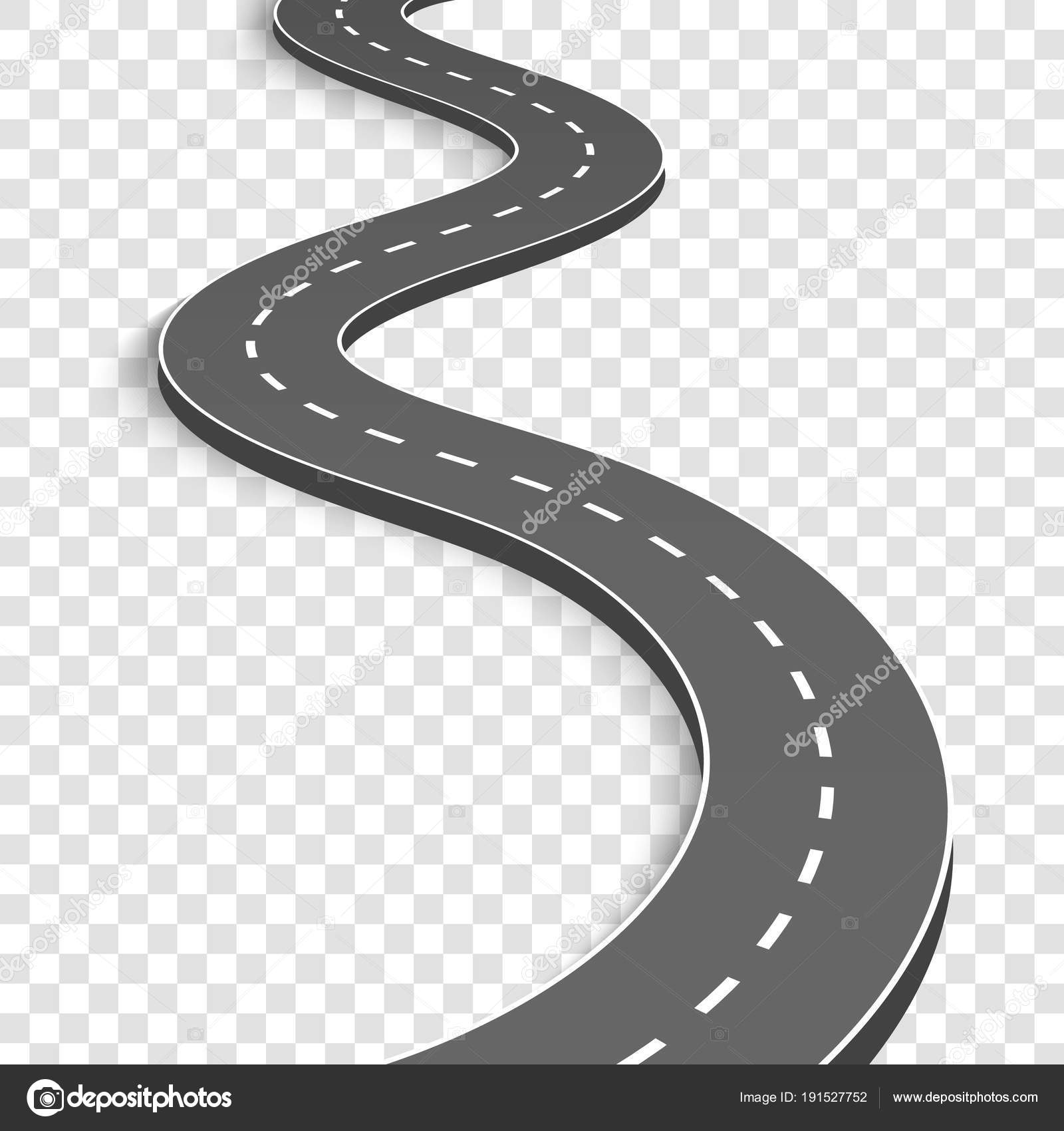 Curved Road Vector
